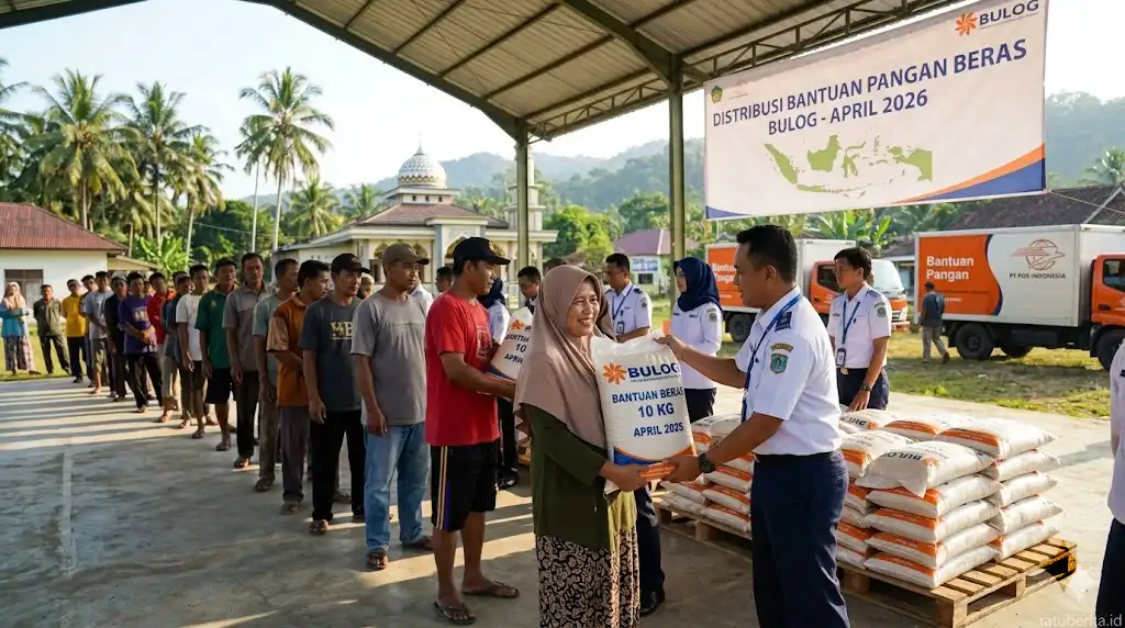 Jadwal Bantuan Beras Bulog April 2026 dan Cara Cek Penerima