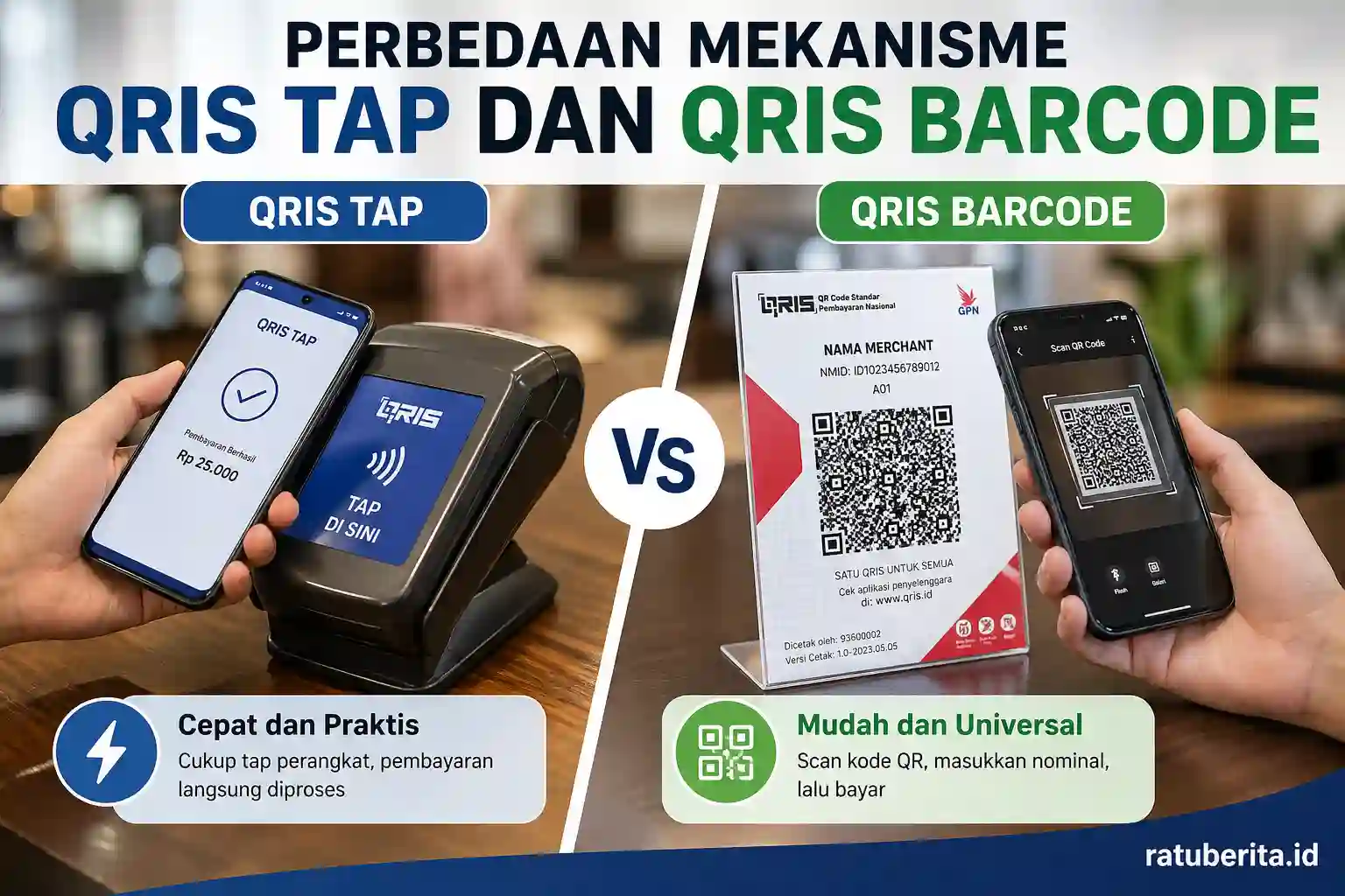 Perbedaan Mekanisme Qris Tap Dan Qris Barcode Lengkap